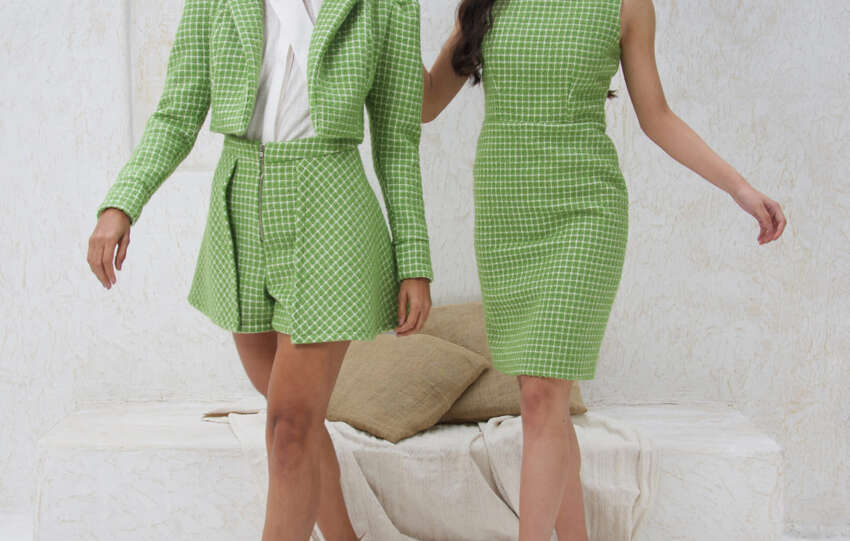 Alfaiataria de tweed colorido é aposta da estilista Leticia Manzan para ...